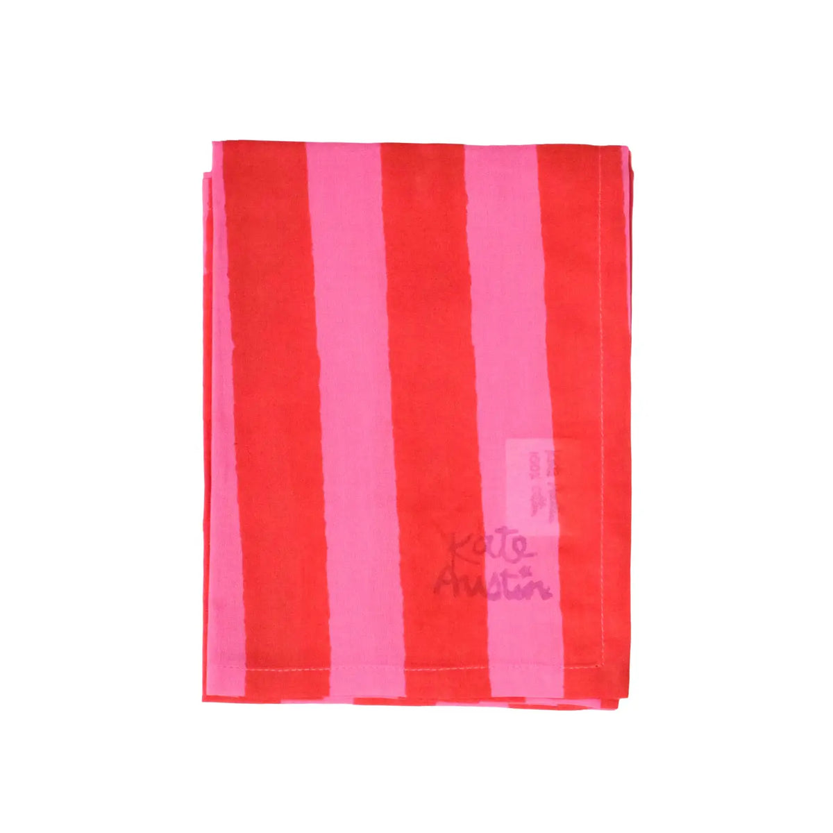 Pink Red Cabana Stripe Frida Cotton Bandana – Wilde and Sparrow